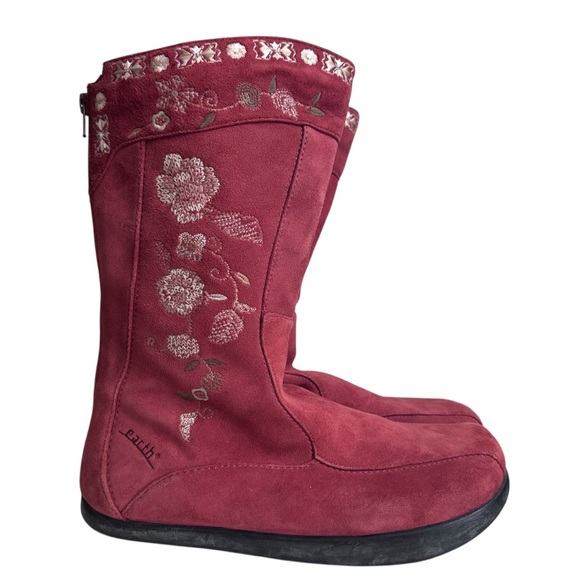Earth | Shoes | Earth Kalso Aroma 2 Womens Rose Red Kid Suede ...